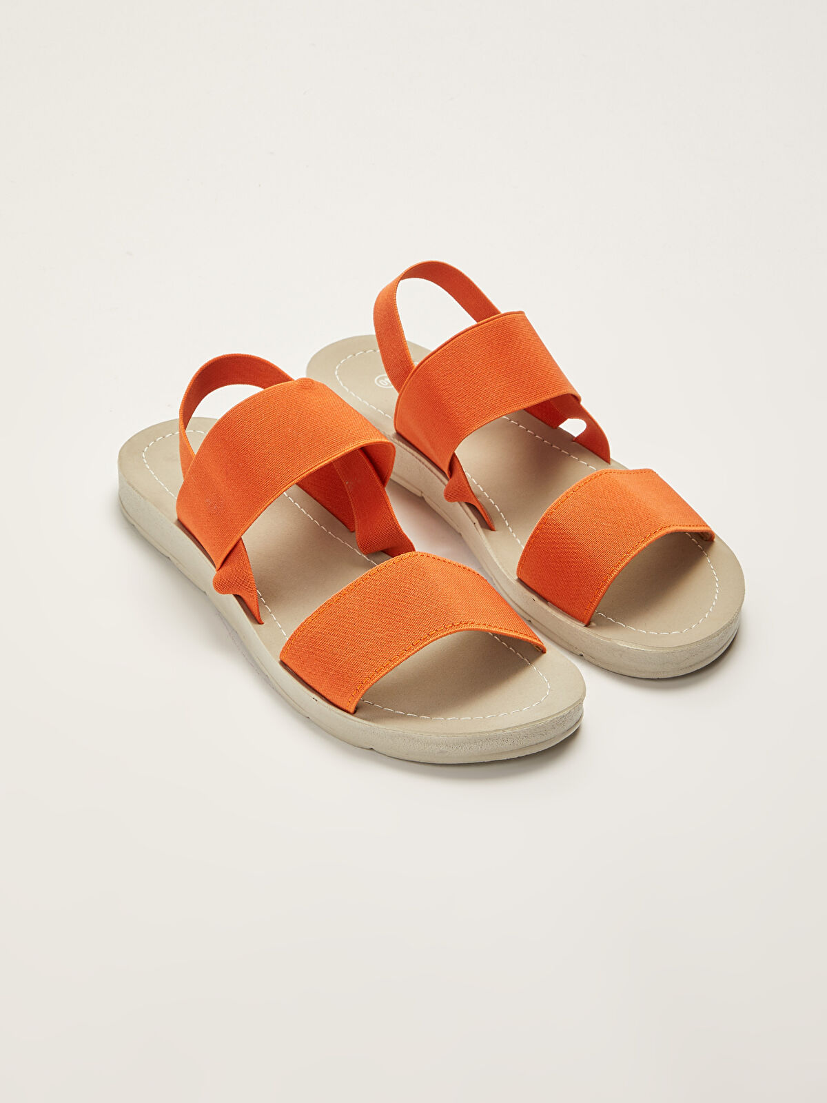 Lastikli Çit Bantlı Kadın Sandalet