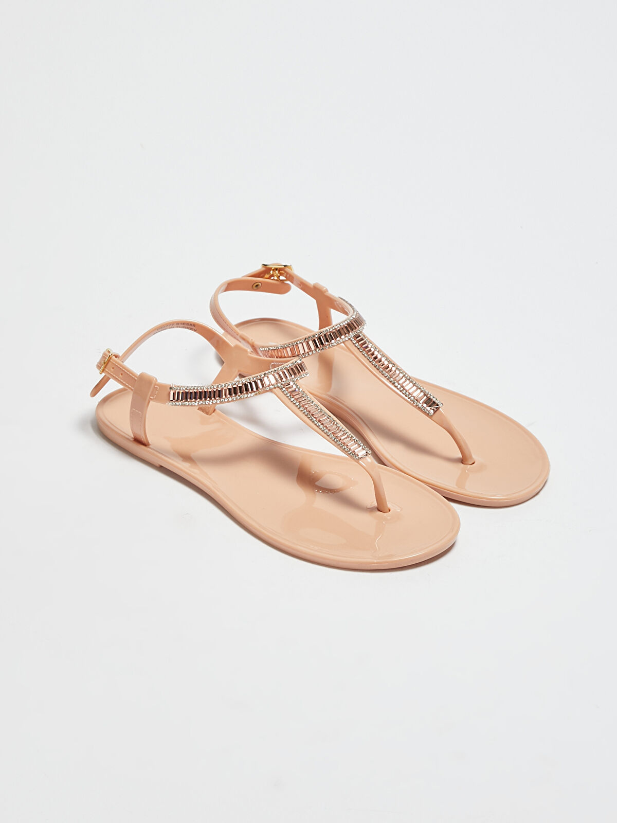 Taş Detaylı Kadın Parmak Arası Sandalet