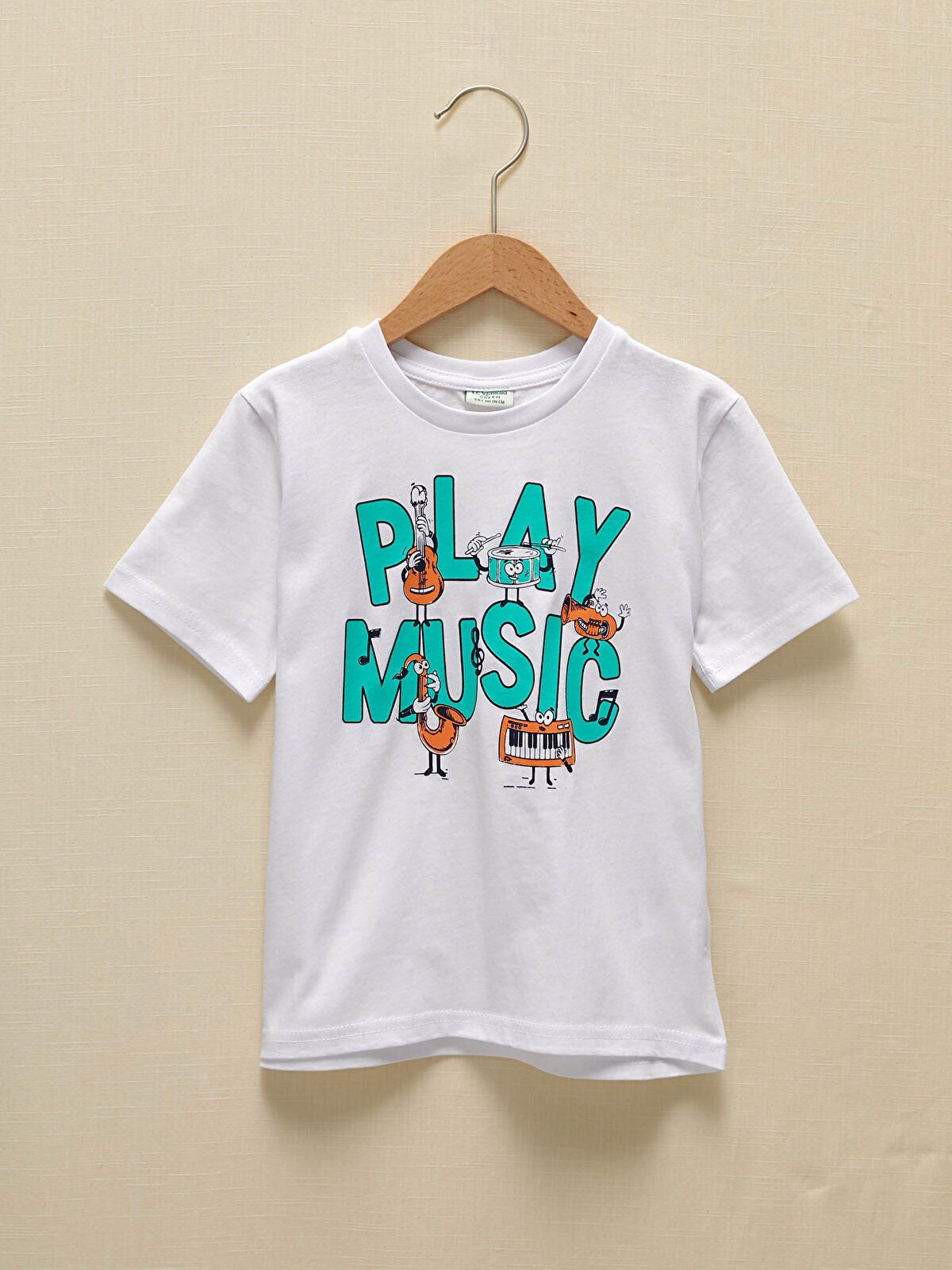 LCW GREEN Bisiklet Yaka Baskılı Kısa Kollu Organik Pamuklu Erkek Çocuk Tişört LCW GREEN Bisiklet Yaka Baskılı Kısa Kollu Organik Pamuklu Erkek Çocuk Tişört