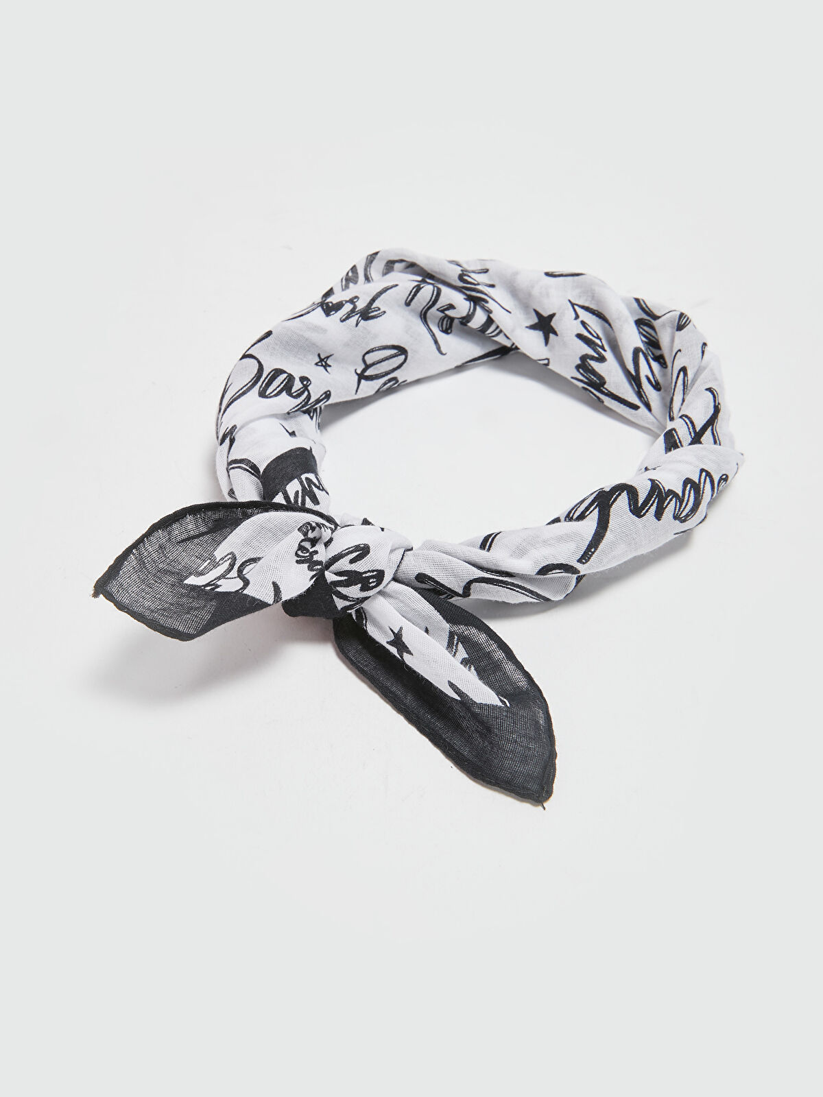 Baskılı Kız Çocuk Bandana