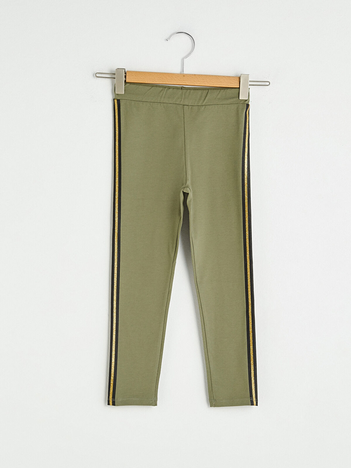 Beli Lastikli Yanları Şerit Detaylı Pamuklu Kız Çocuk Uzun Tayt Beli Lastikli Yanları Şerit Detaylı Pamuklu Kız Çocuk Uzun Tayt