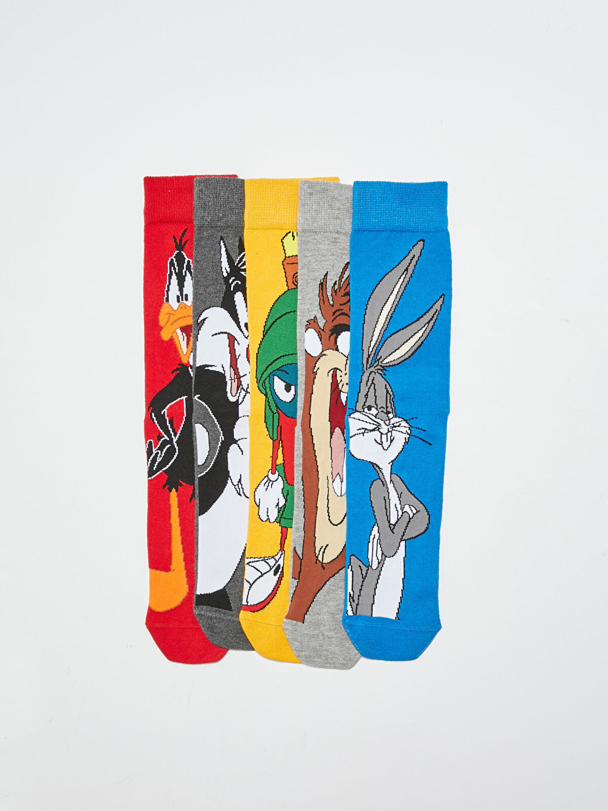 Looney Tunes Baskılı Erkek Soket Çorap 5'li