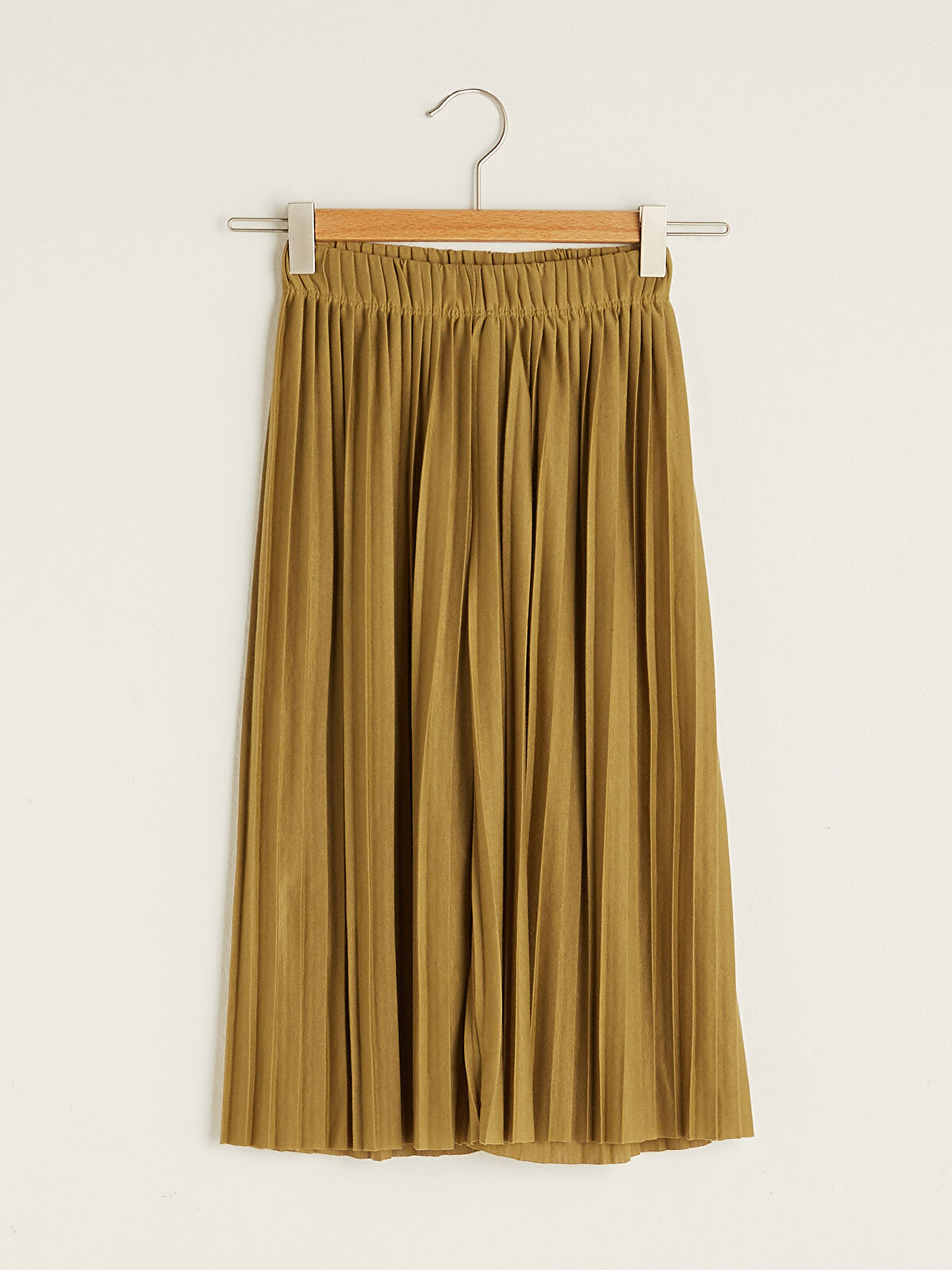 Beli Lastikli Basic Kız Çocuk Pileli Eşofman Altı