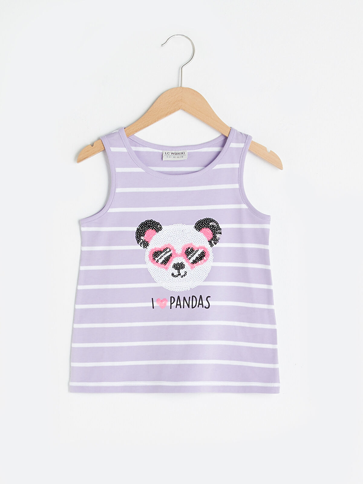 Bisiklet Yaka Çizgili Pul İşlemeli Kız Çocuk Atlet