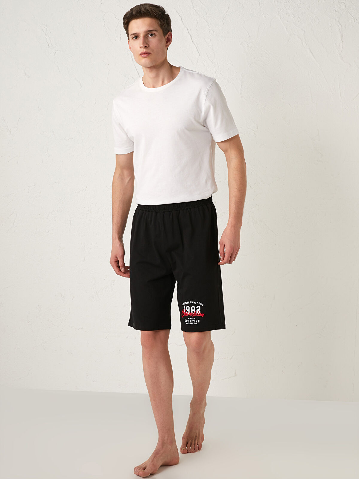 Standart Kalıp Roller Erkek Pijama Alt Şort