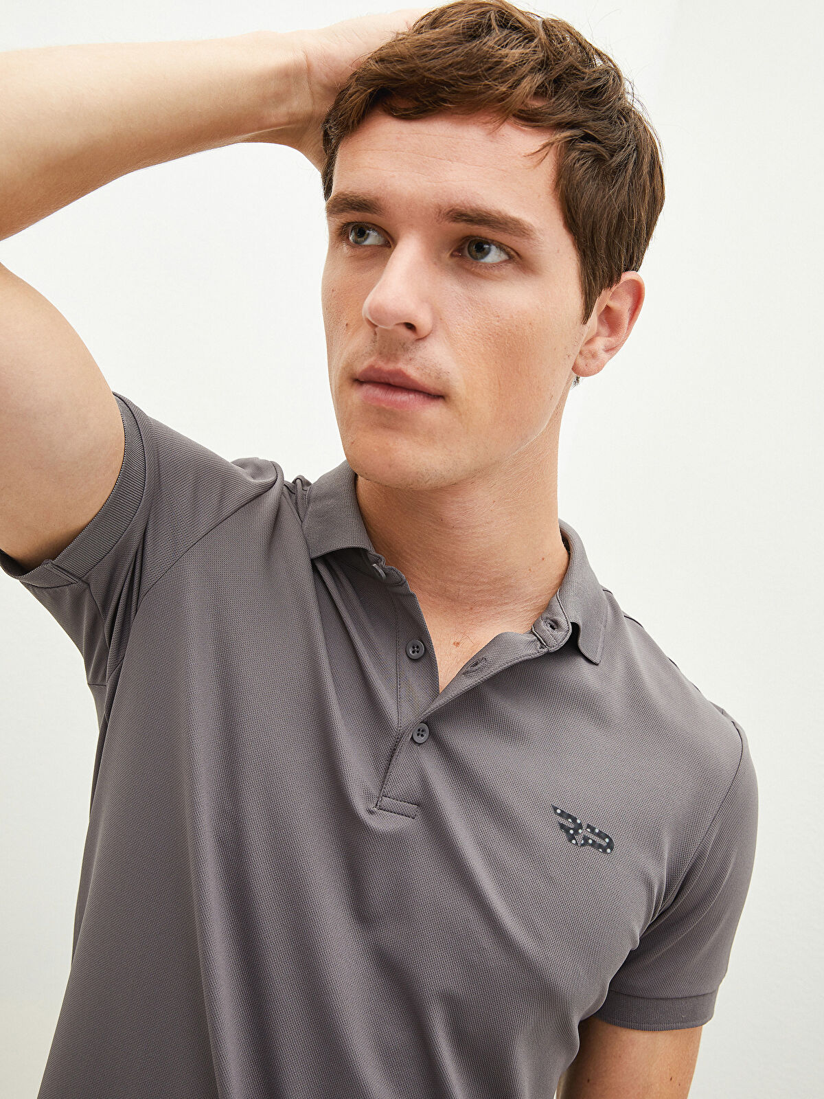 LCW SPORTS Polo Yaka Kısa Kollu Aktif Spor Erkek Tişört