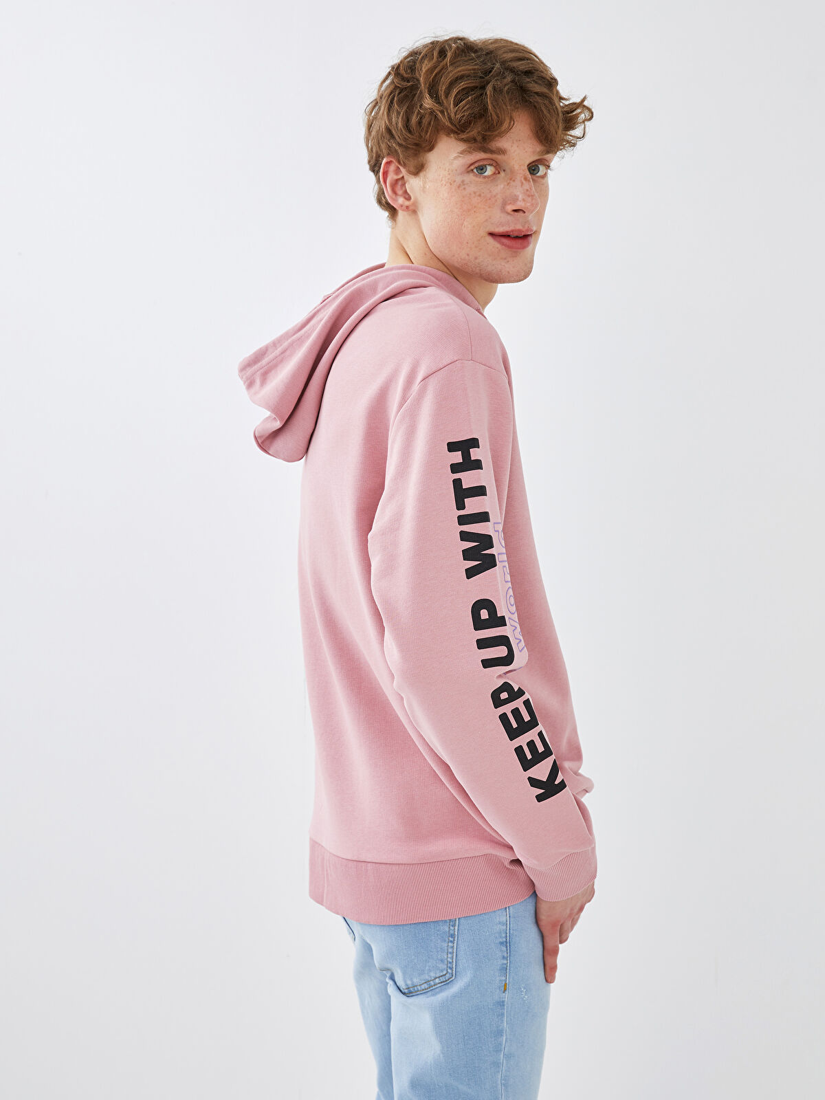 XSIDE Oversize Kapüşonlu Uzun Kollu Erkek Sweatshirt