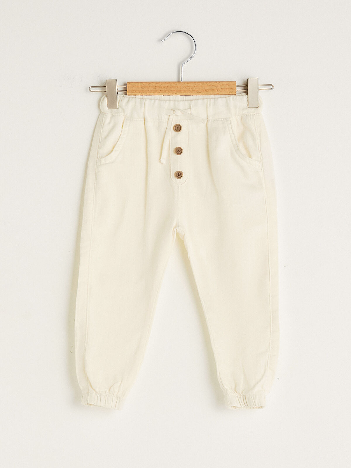 Comfort Fit Beli Lastikli Basic Erkek Bebek Jogger Pantolon