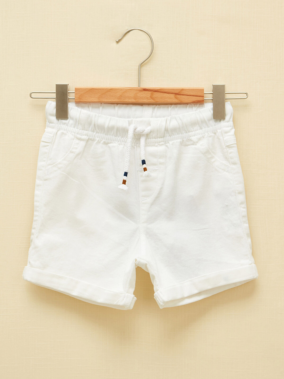 LCW GREEN Beli Lastikli Basic Erkek Bebek Jean Şort