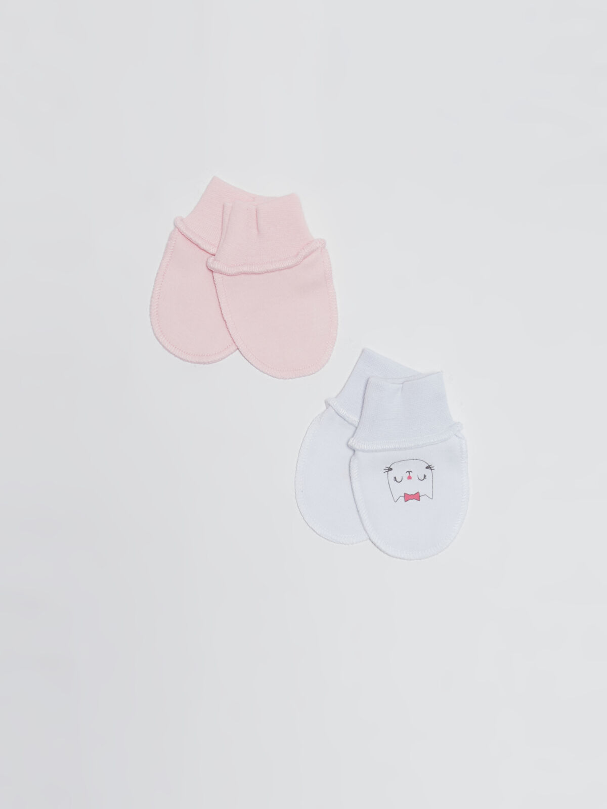Pamuklu Unisex Bebek Eldiven 2'li Pamuklu Unisex Bebek Eldiven 2'li