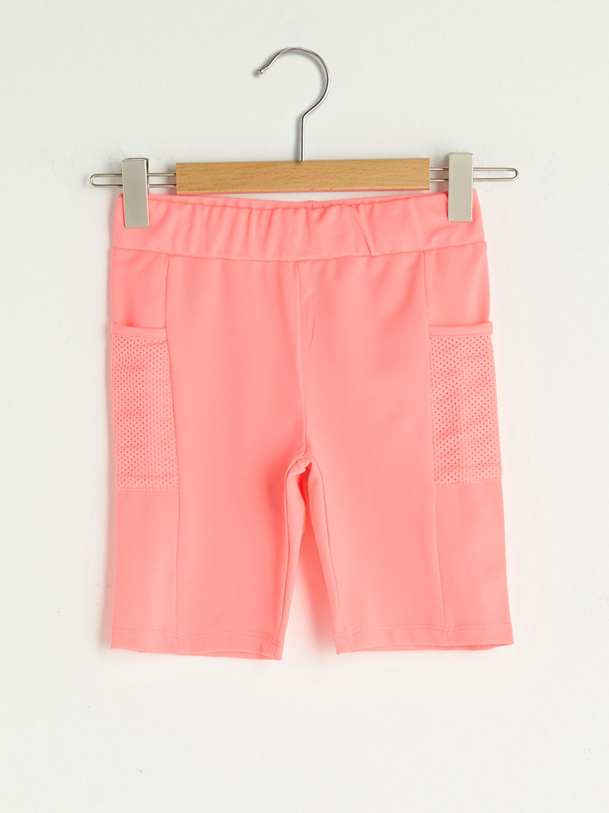 Beli Lastikli Basic Kız Çocuk Kısa Tayt