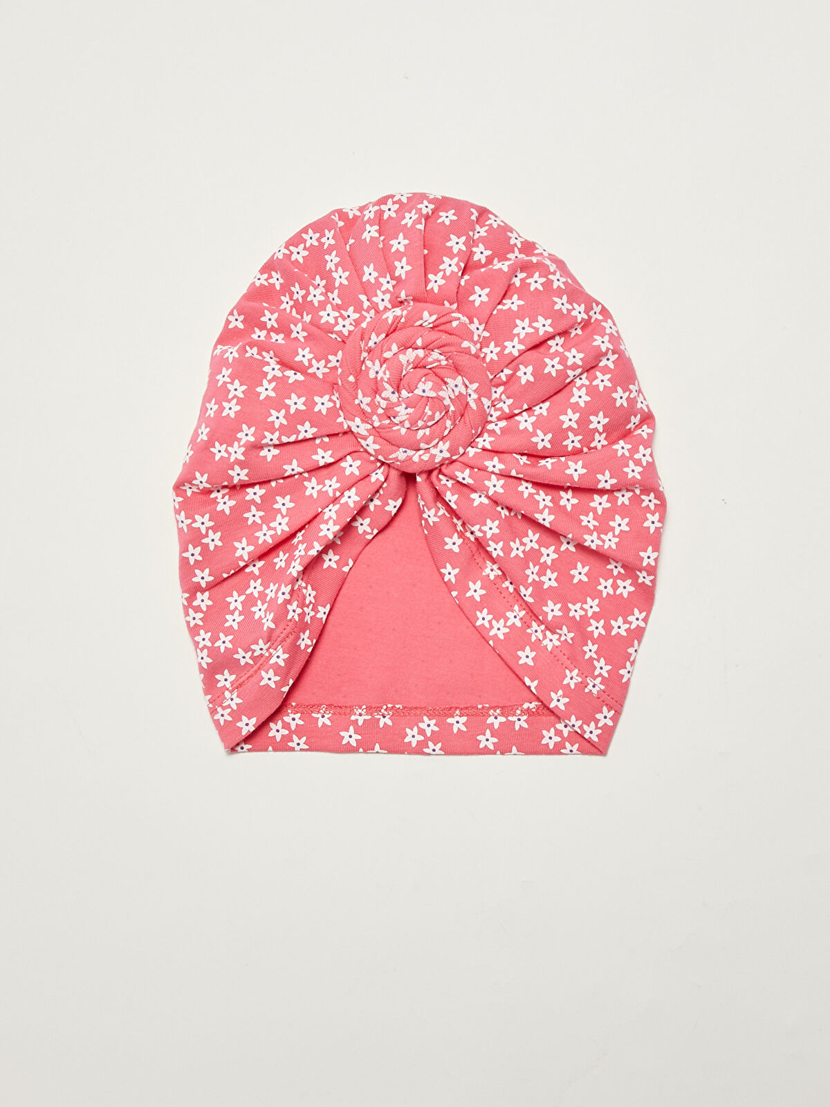 Baskılı Kız Bebek Bere