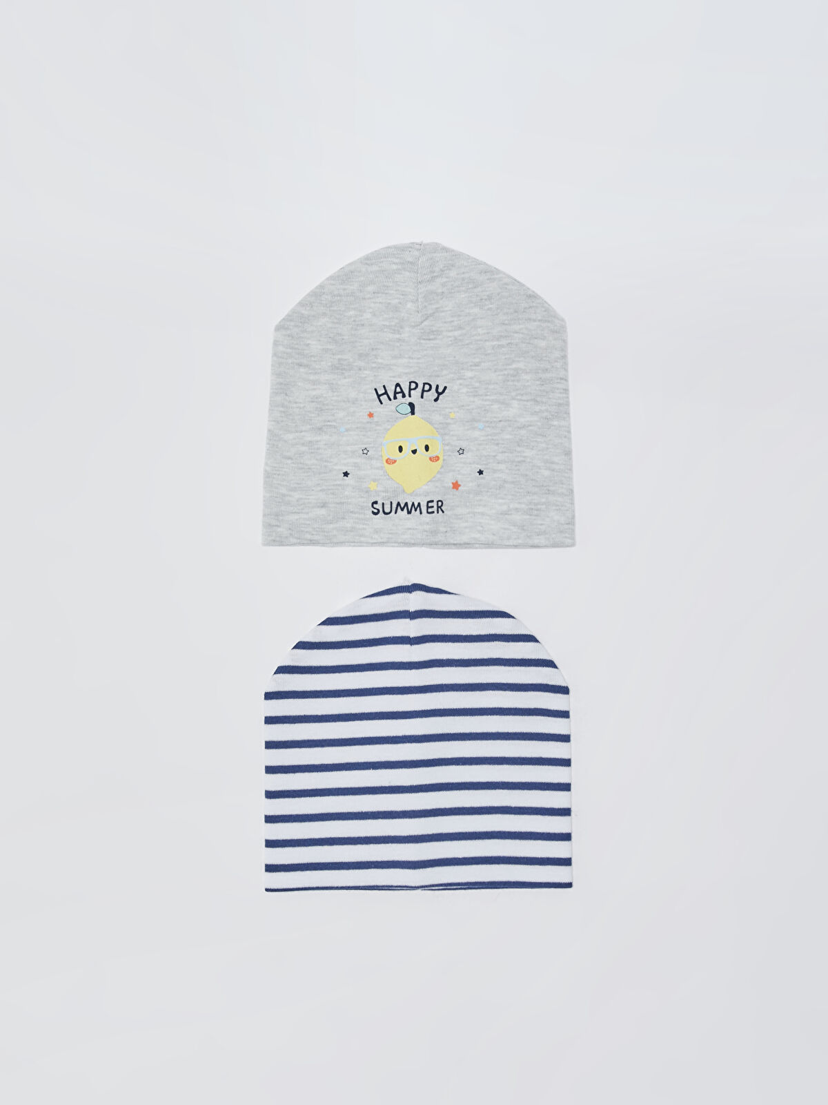 Baskılı Unisex Bebek Bere 2'li Baskılı Unisex Bebek Bere 2'li