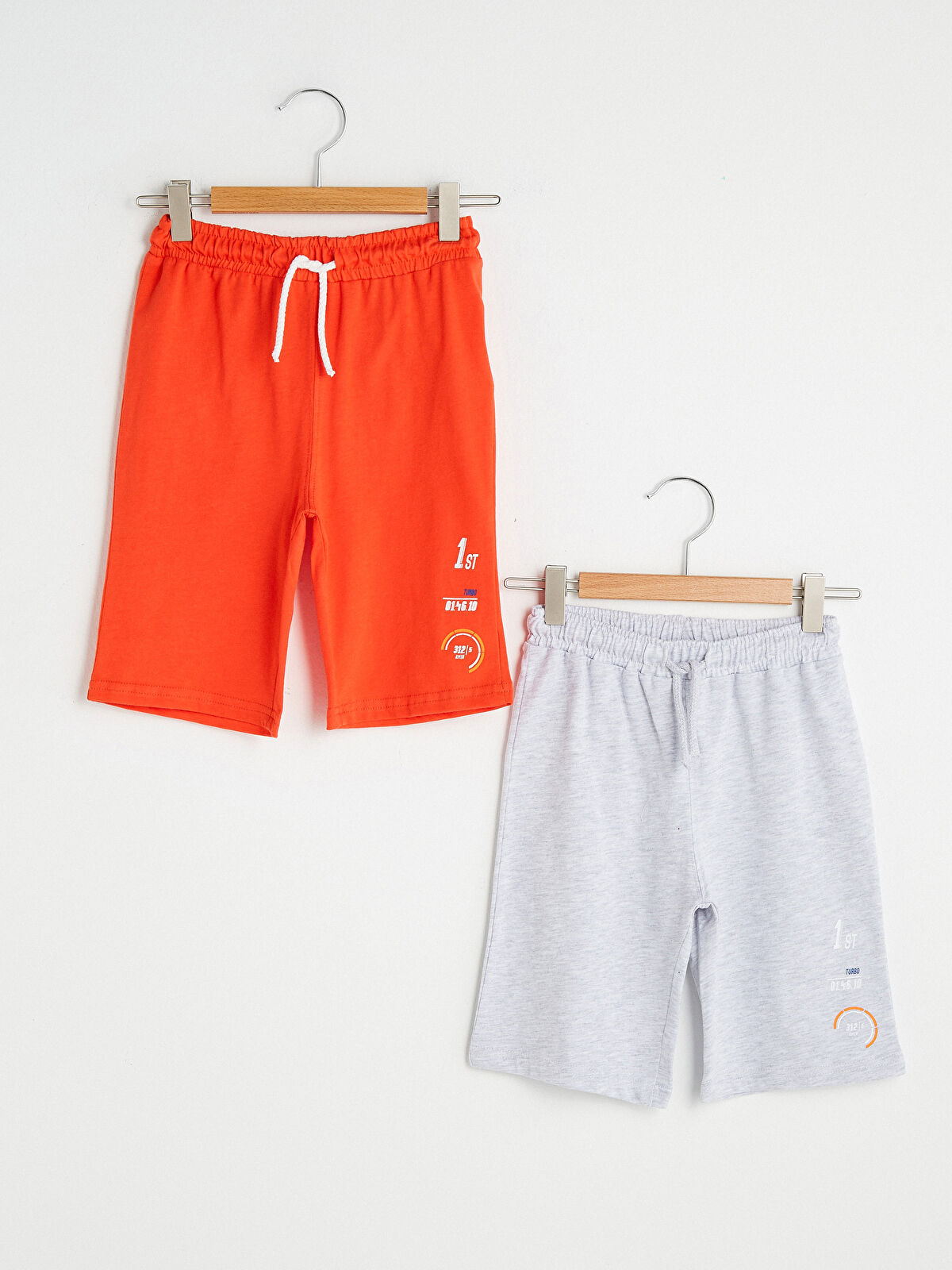 Beli Lastikli Pamuklu Erkek Çocuk Pijama Şort 2'li
