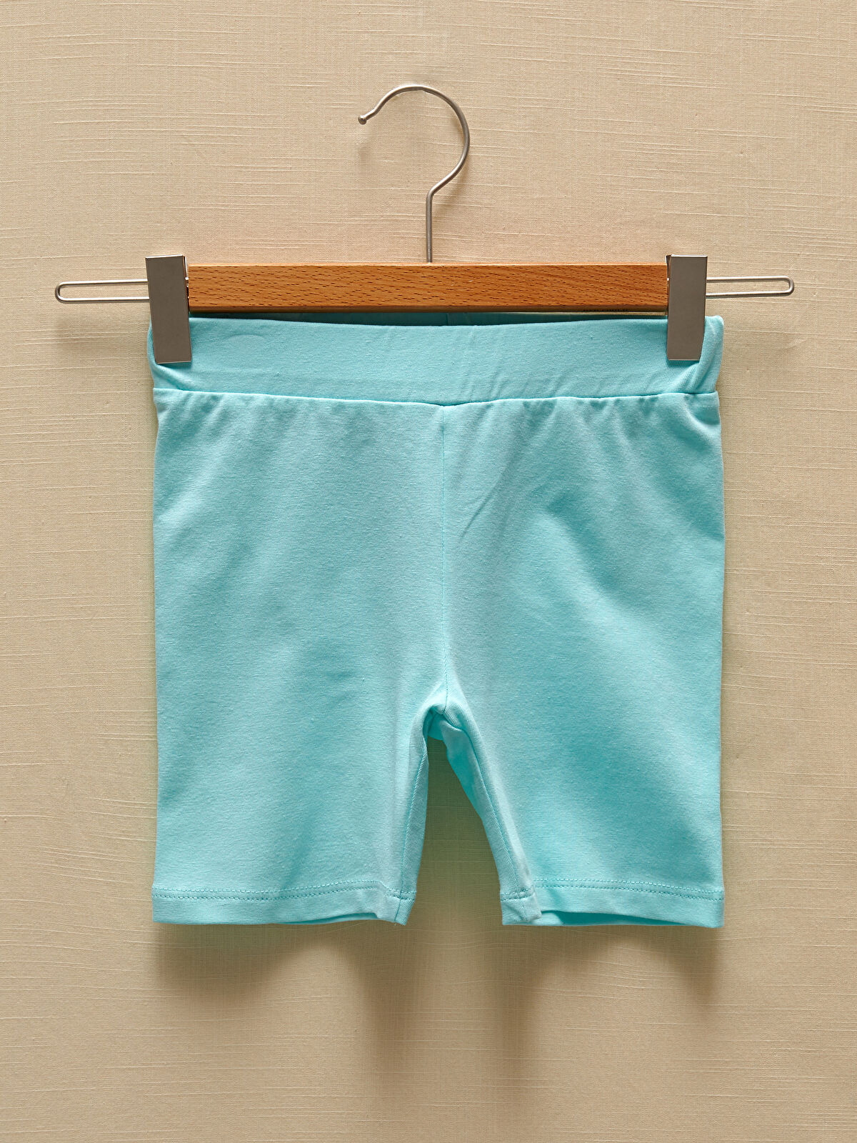 LCW GREEN Beli Lastikli Basic Organik Pamuklu Kız Çocuk Tayt