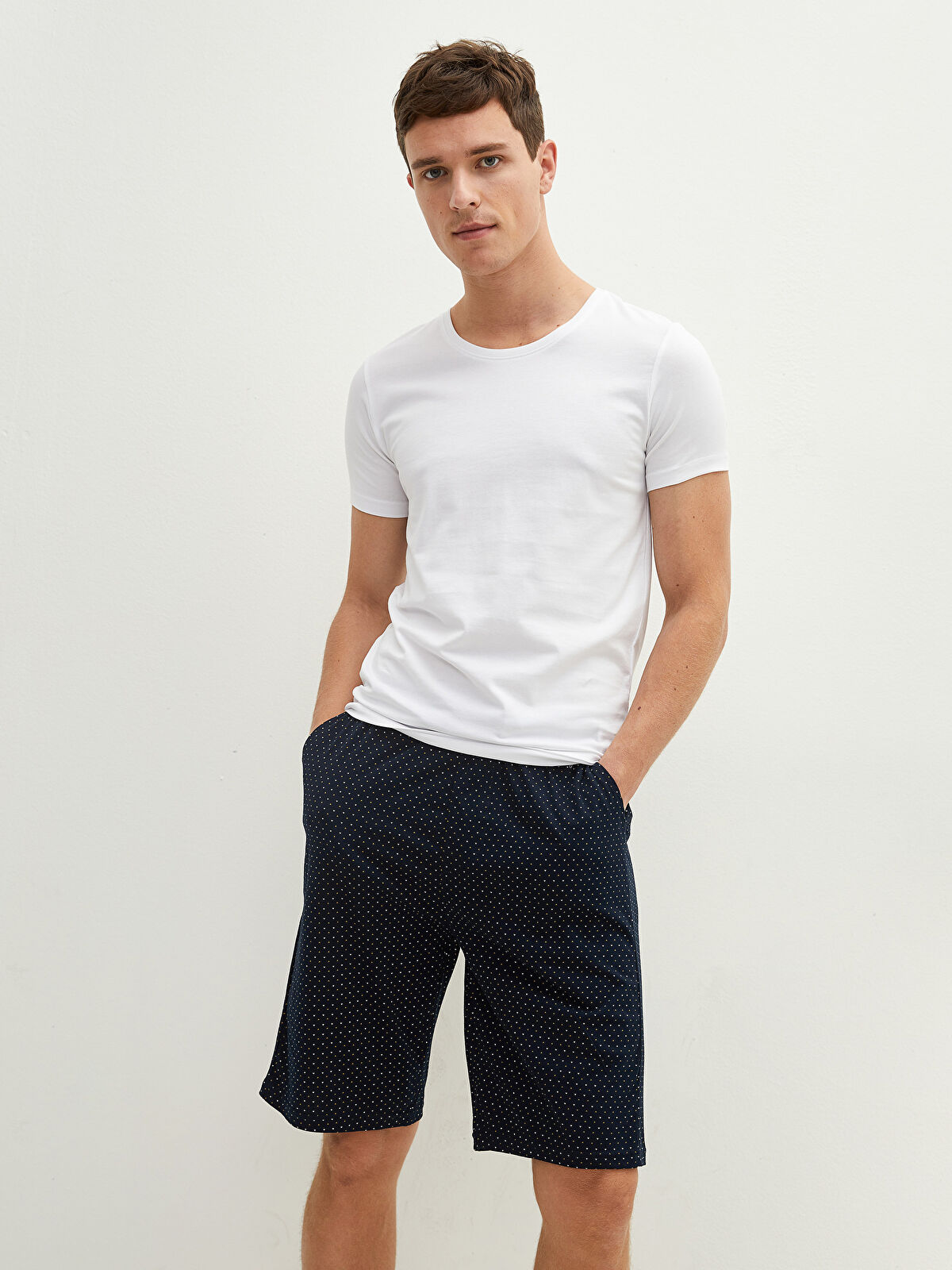 LCW DREAM Standart Kalıp Pamuklu Erkek Pijama Alt Şort LCW DREAM Standart Kalıp Pamuklu Erkek Pijama Alt Şort
