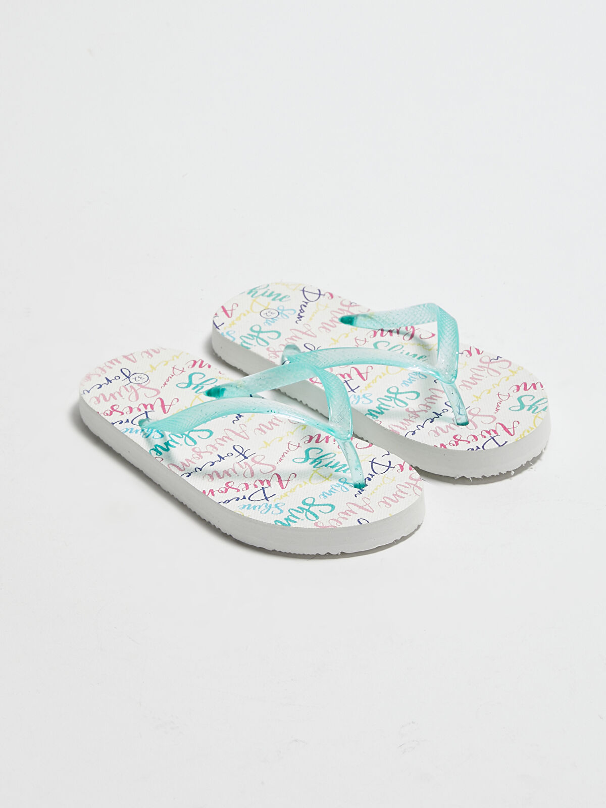 Baskılı Kız Çocuk Parmak Arası Terlik