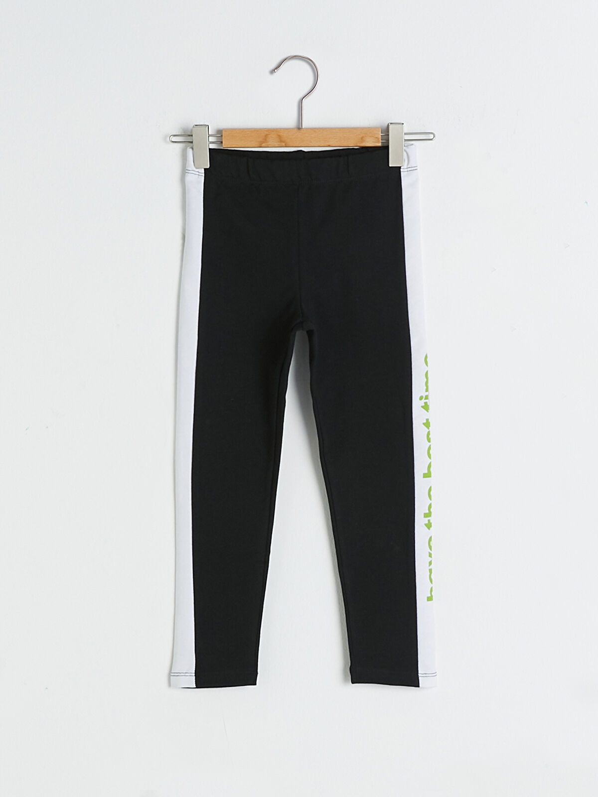 Beli Lastikli Yanda Baskılı Pamuklu Kız Çocuk Uzun Tayt Beli Lastikli Yanda Baskılı Pamuklu Kız Çocuk Uzun Tayt