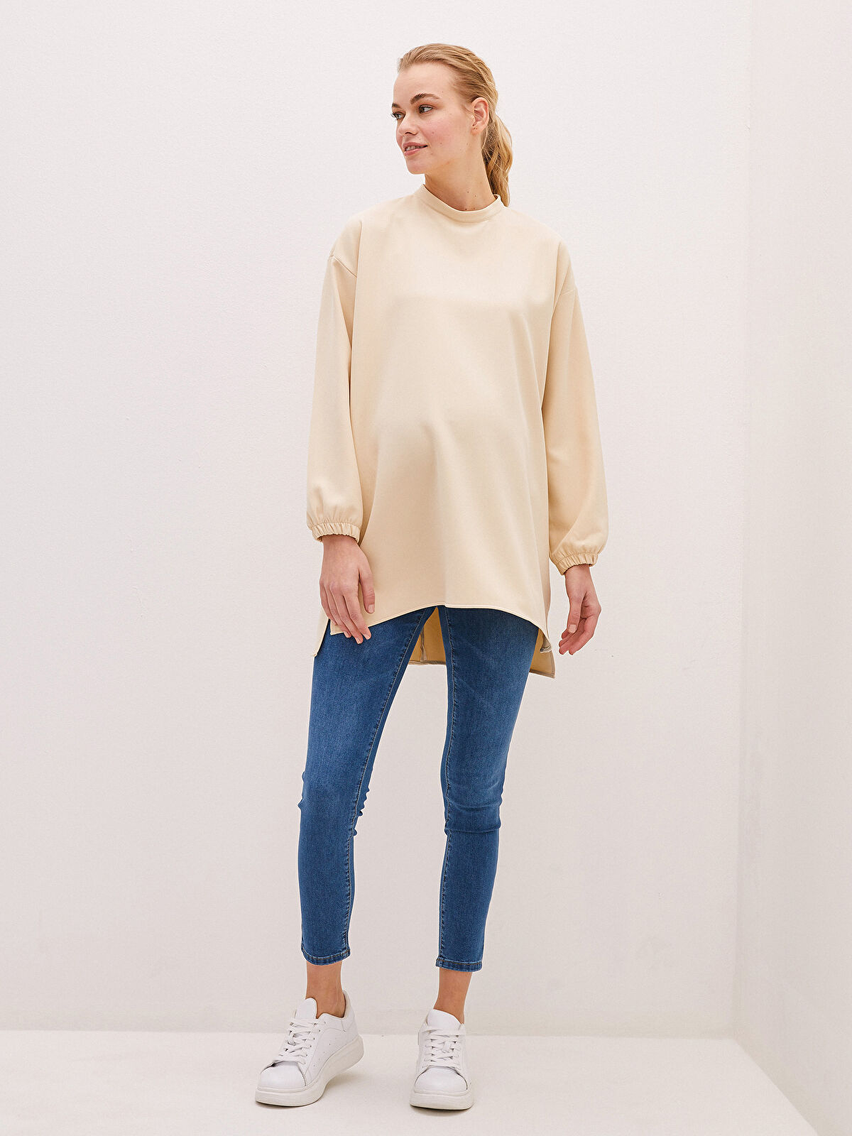 Cep Detaylı Skinny Fit Hamile Rodeo Jean Pantolon