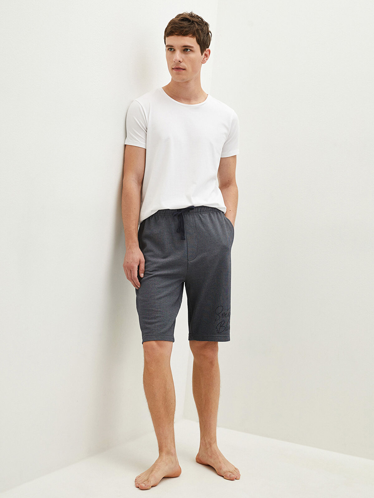 LCW DREAM Standart Kalıp Bermuda Erkek Pijama Alt Şortu