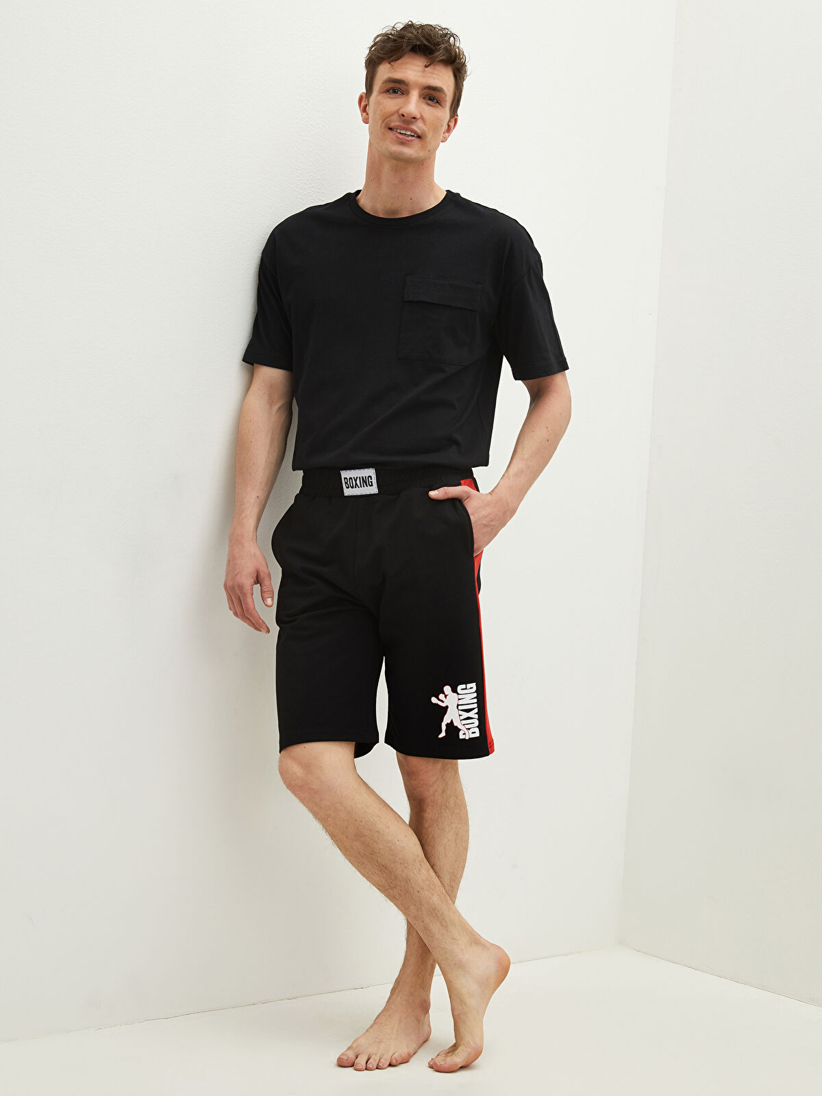 LCW DREAM Standart Kalıp Bermuda Erkek Pijama Alt Şortu