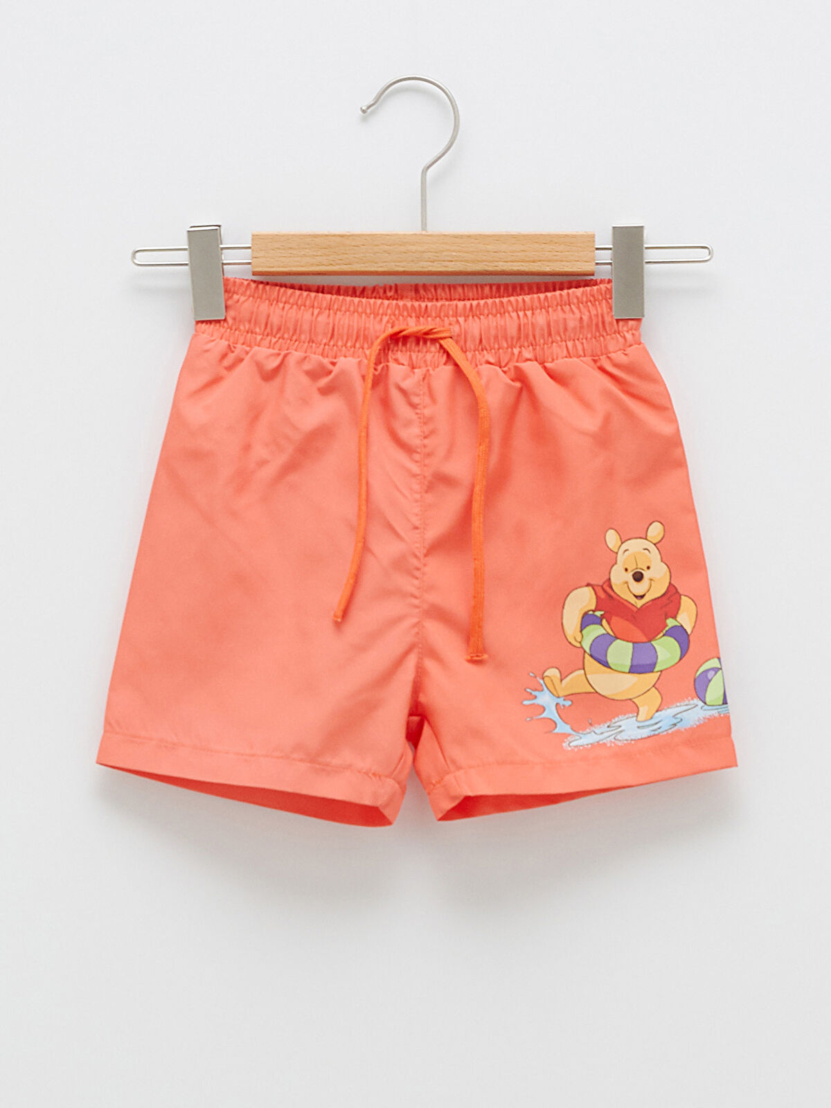 Winnie the Pooh Baskılı Erkek Bebek Yüzme Şort