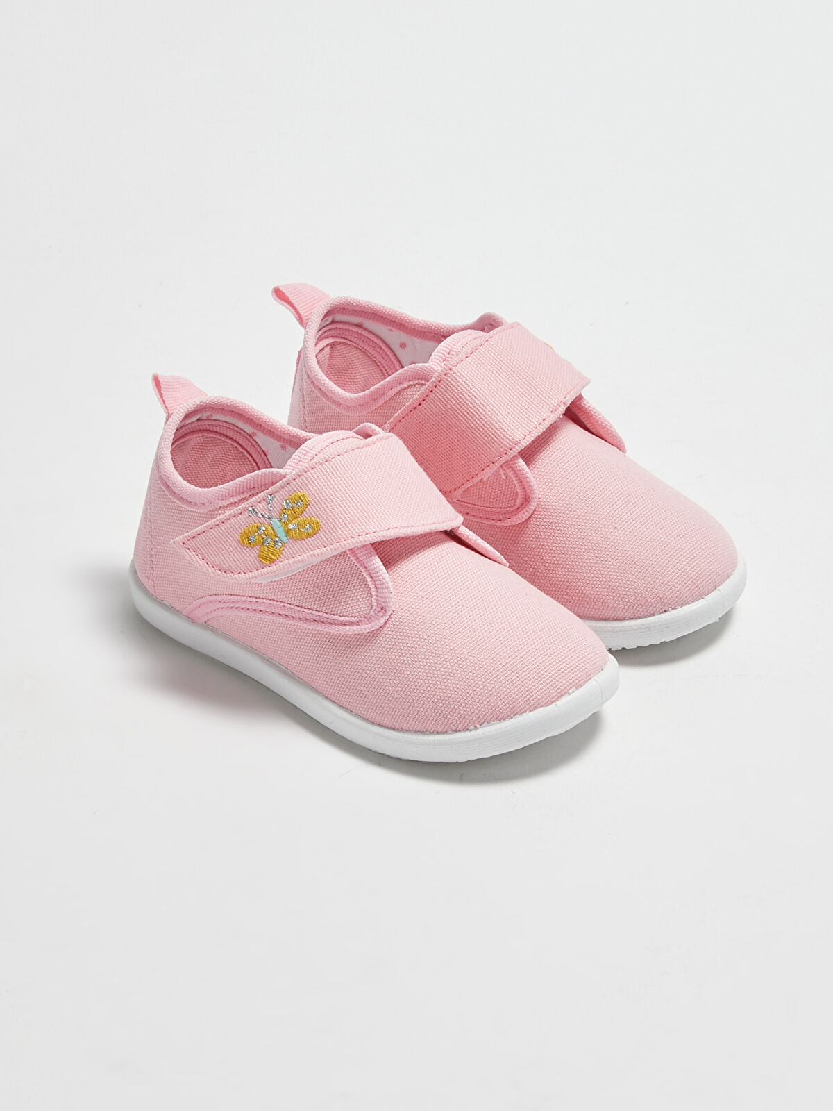 Nakış Detaylı Kız Bebek Sneaker Ayakkabı