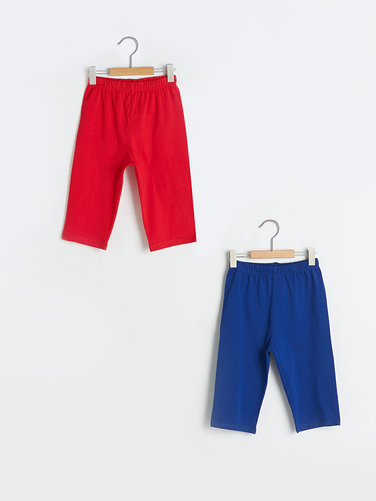 Beli lastikli Basic Erkek Bebek Pijama Alt 2'li