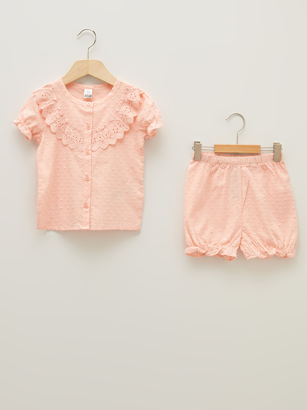 Bisiklet Yaka Kısa Kollu Kız Bebek Exclusive Pijama Takımı Bisiklet Yaka Kısa Kollu Kız Bebek Exclusive Pijama Takımı