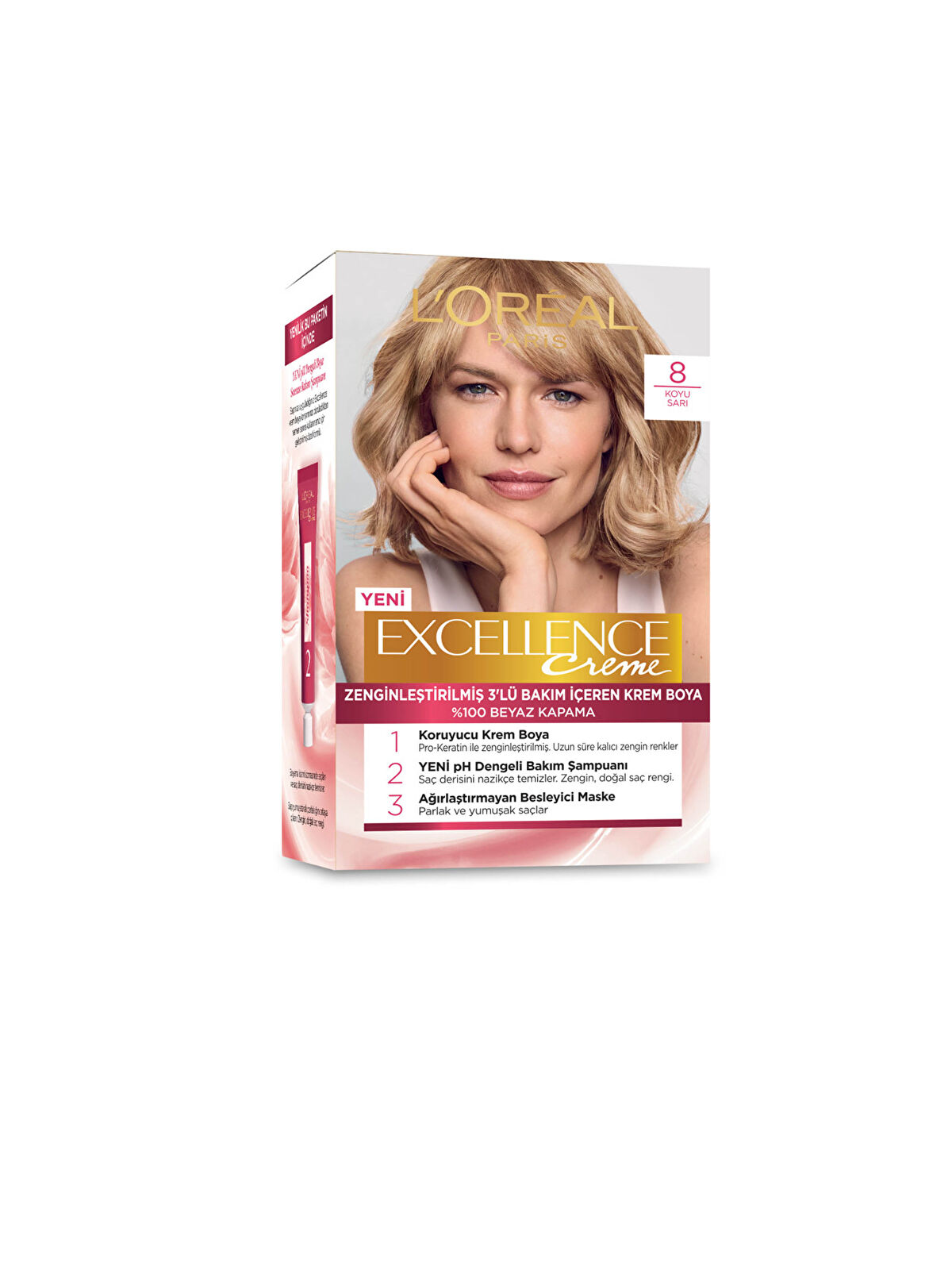 Excellence Creme 8 Koyu Sarı Excellence Creme 8 Koyu Sarı