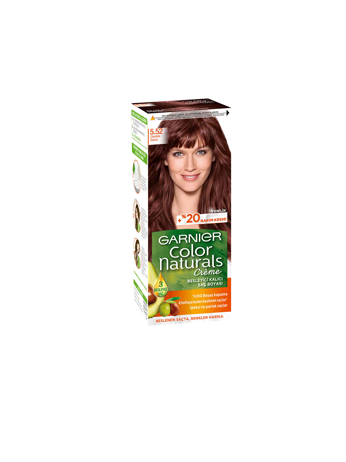 Garnıer Color Naturals 5.52 Çikolata Kahve Garnıer Color Naturals 5.52 Çikolata Kahve