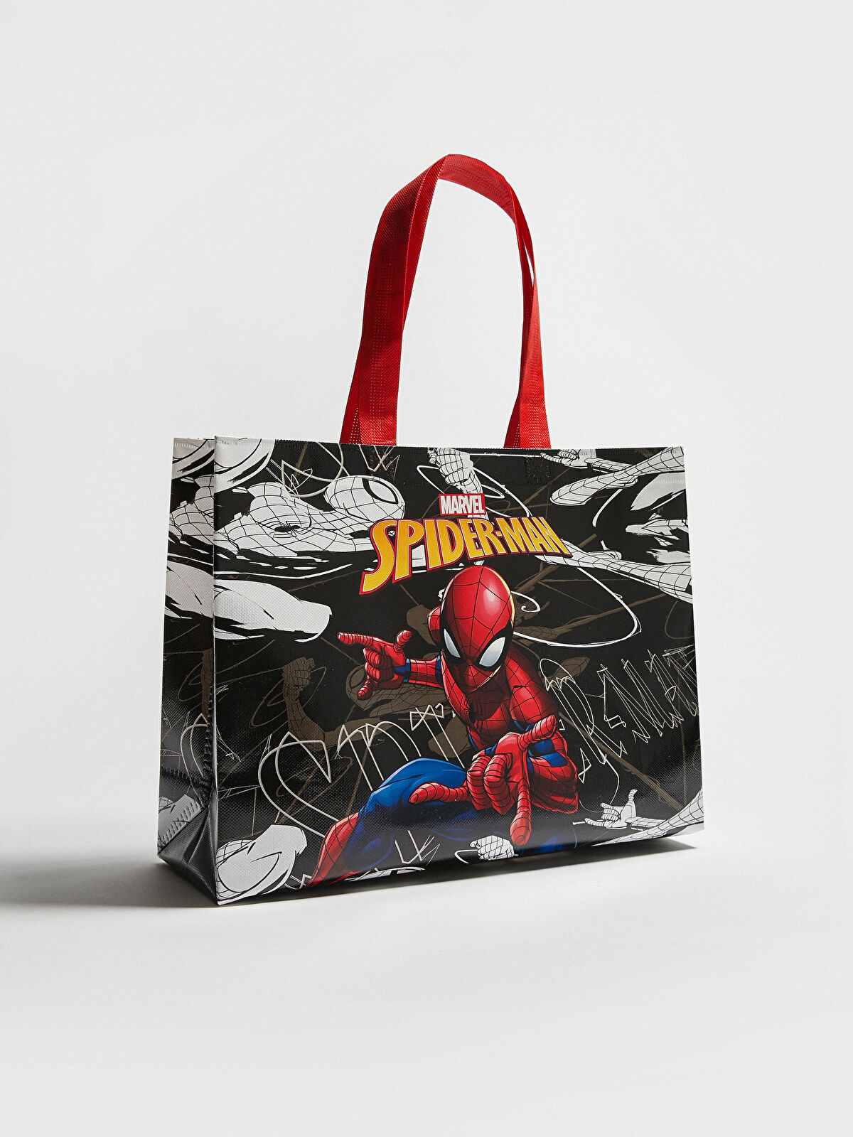 Spiderman Baskılı Alışveriş Çantası