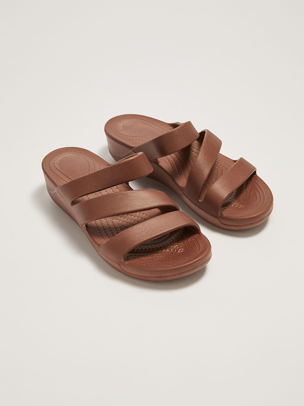 Çift Bantlı Kadın Plaj Terliği