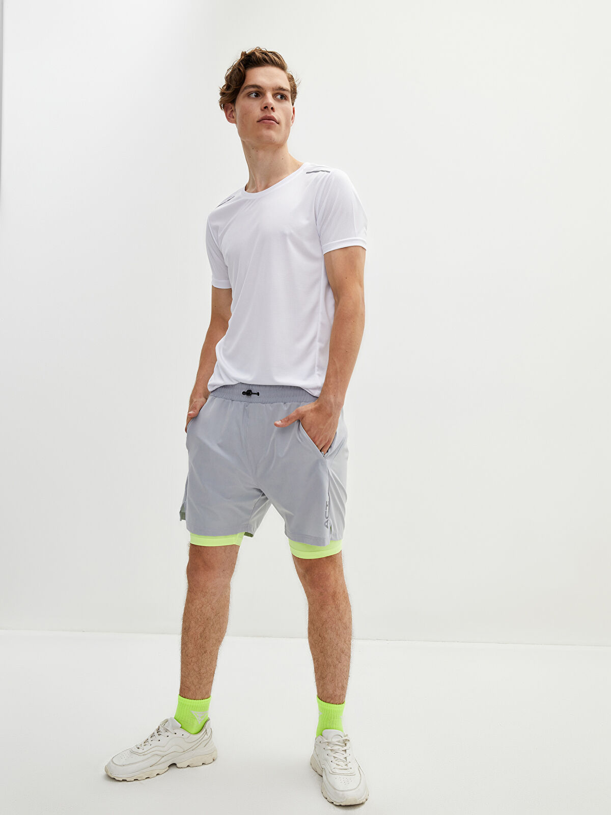 LCW SPORTS Slim Fit Erkek Spor Taytlı Şort