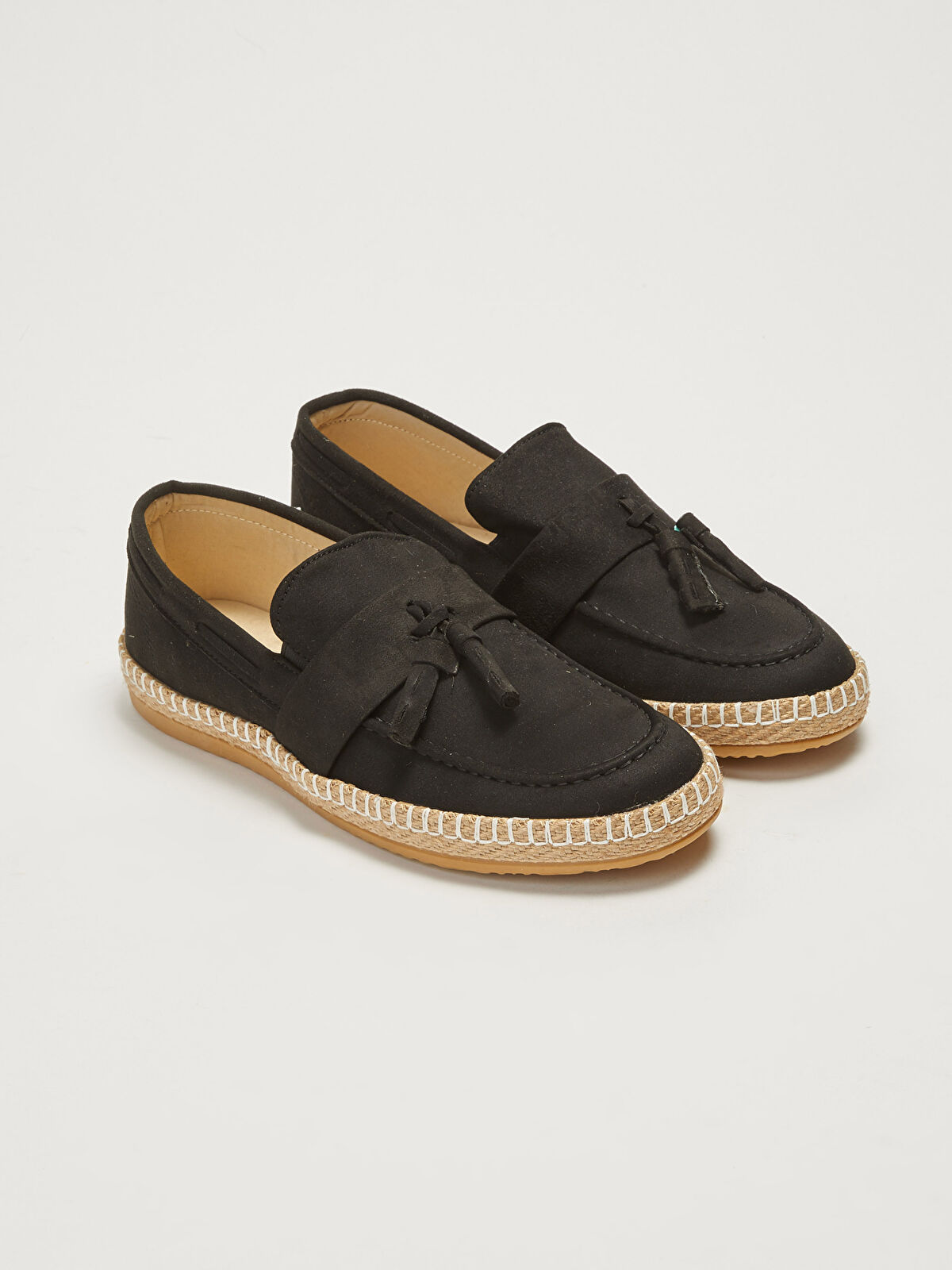 Dekoratif Dikişli Erkek Espadril Ayakkabı