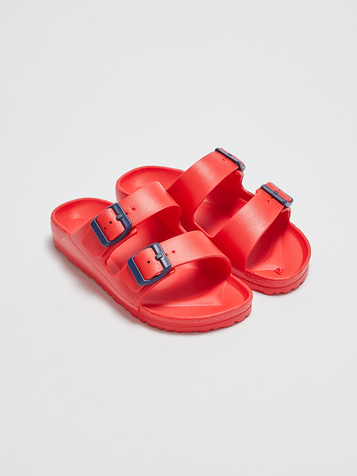 Çift Tokalı Erkek Çocuk Terlik