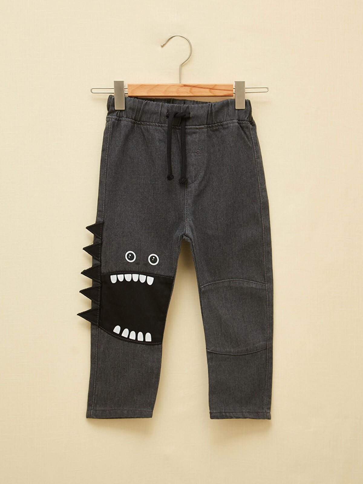 LCW GREEN Beli Lastikli Baskılı Erkek Bebek Jean Pantolon