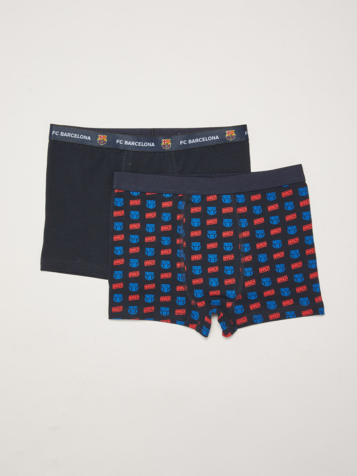 Barcelona Baskılı Pamuklu Erkek Çocuk Boxer 2'li