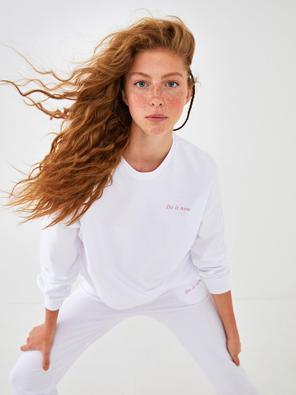 LCW GREEN XSIDE Bisiklet Yaka Baskılı Uzun Kollu Organik Pamuklu Kadın Sweatshirt LCW GREEN XSIDE Bisiklet Yaka Baskılı Uzun Kollu Organik Pamuklu Kadın Sweatshirt