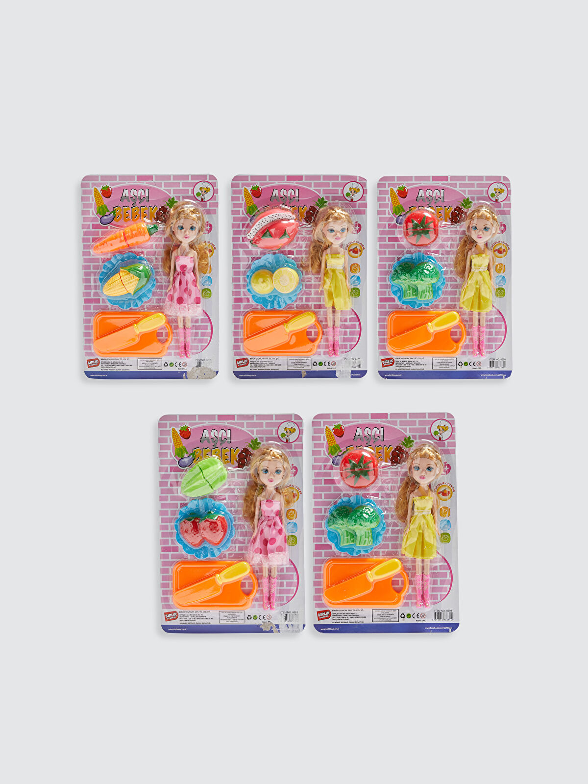 Kız Çocuk Oyuncak Bebek Seti Kız Çocuk Oyuncak Bebek Seti