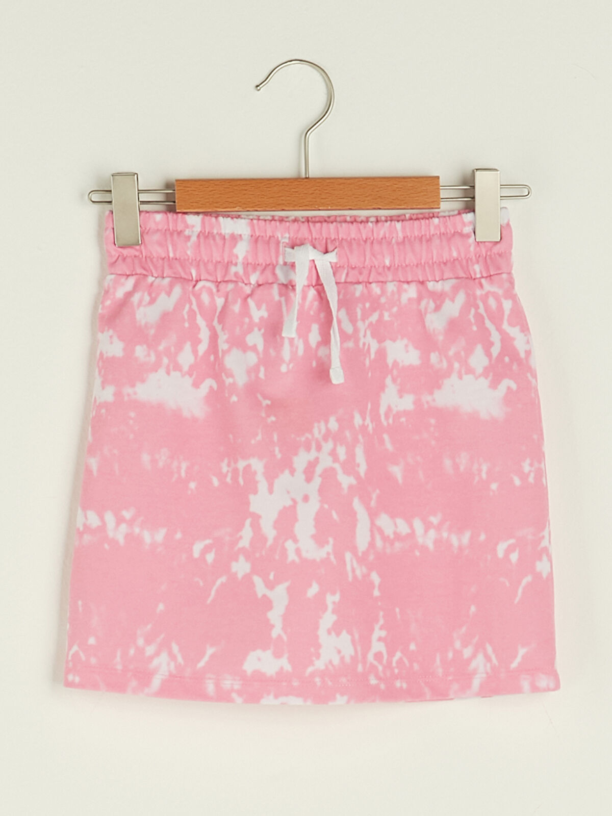 Beli Lastikli Batik Desenli Kız Çocuk Etek