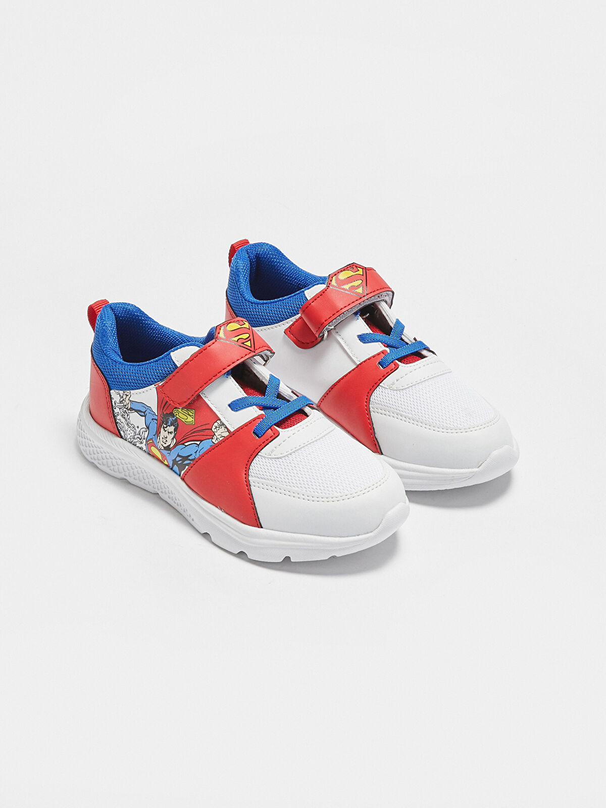Superman Lisanslı Cırt Cırtlı Erkek Çocuk Spor Ayakkabı