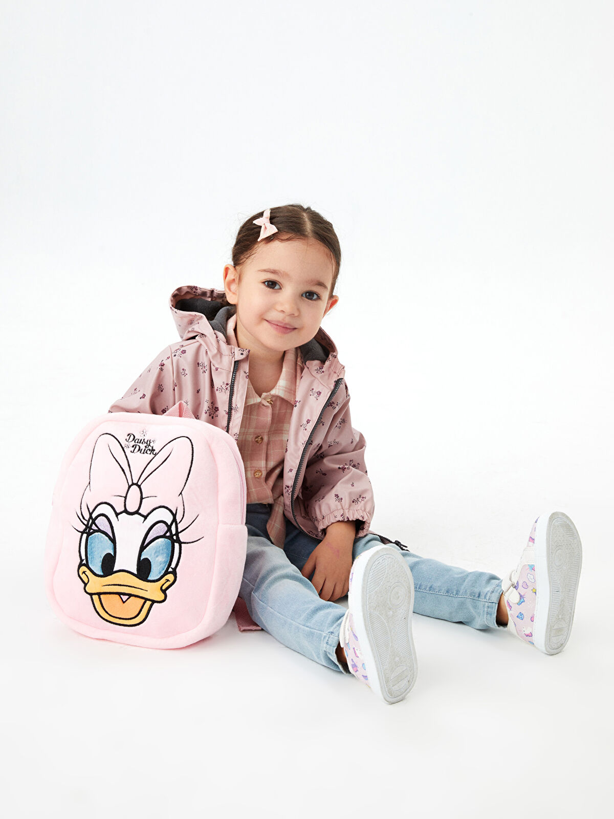 Daisy Duck Baskılı Pelüş Sırt Çantası