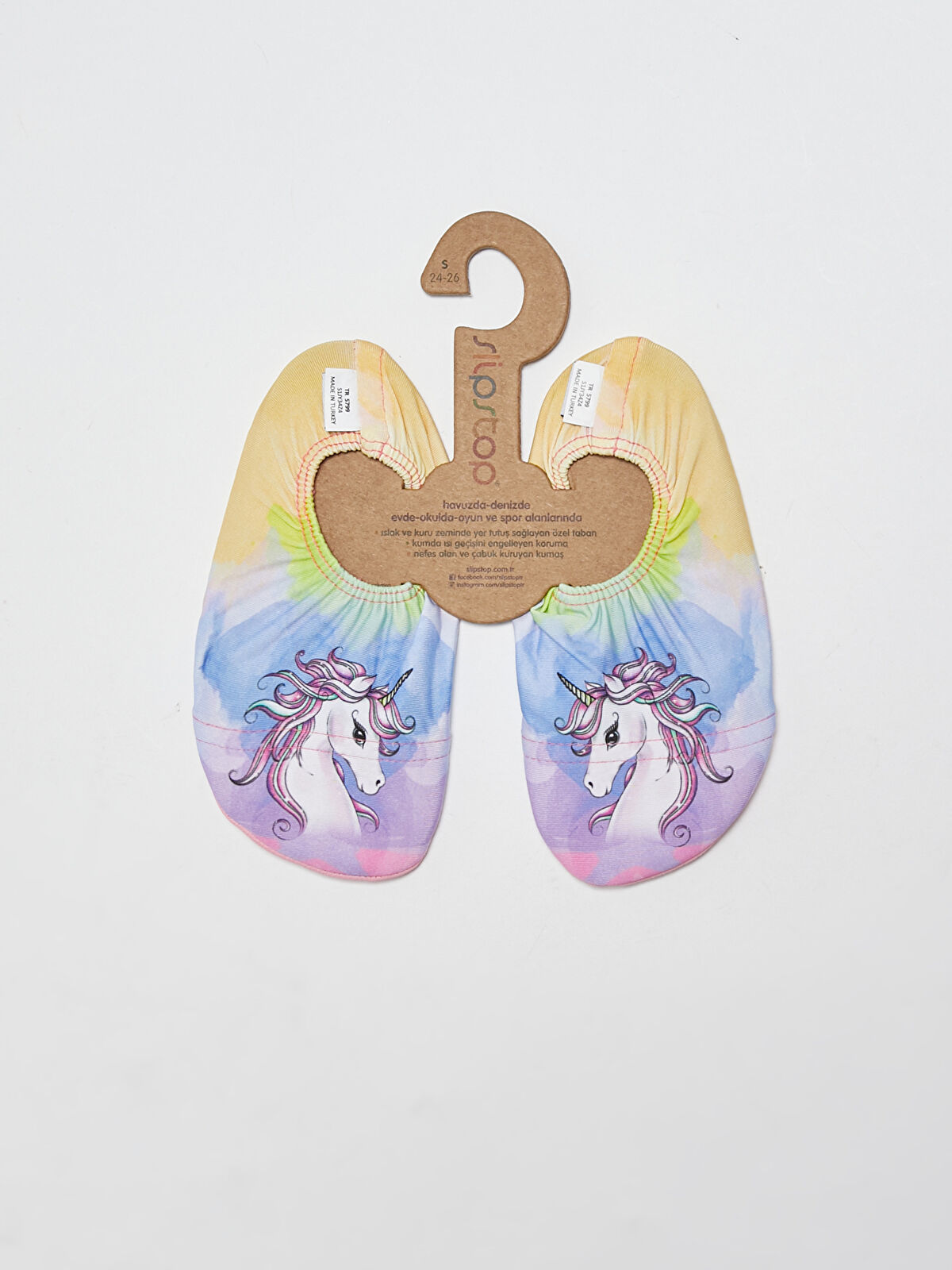 Slip Stop Baskılı Kız Çocuk Deniz Ayakkabısı