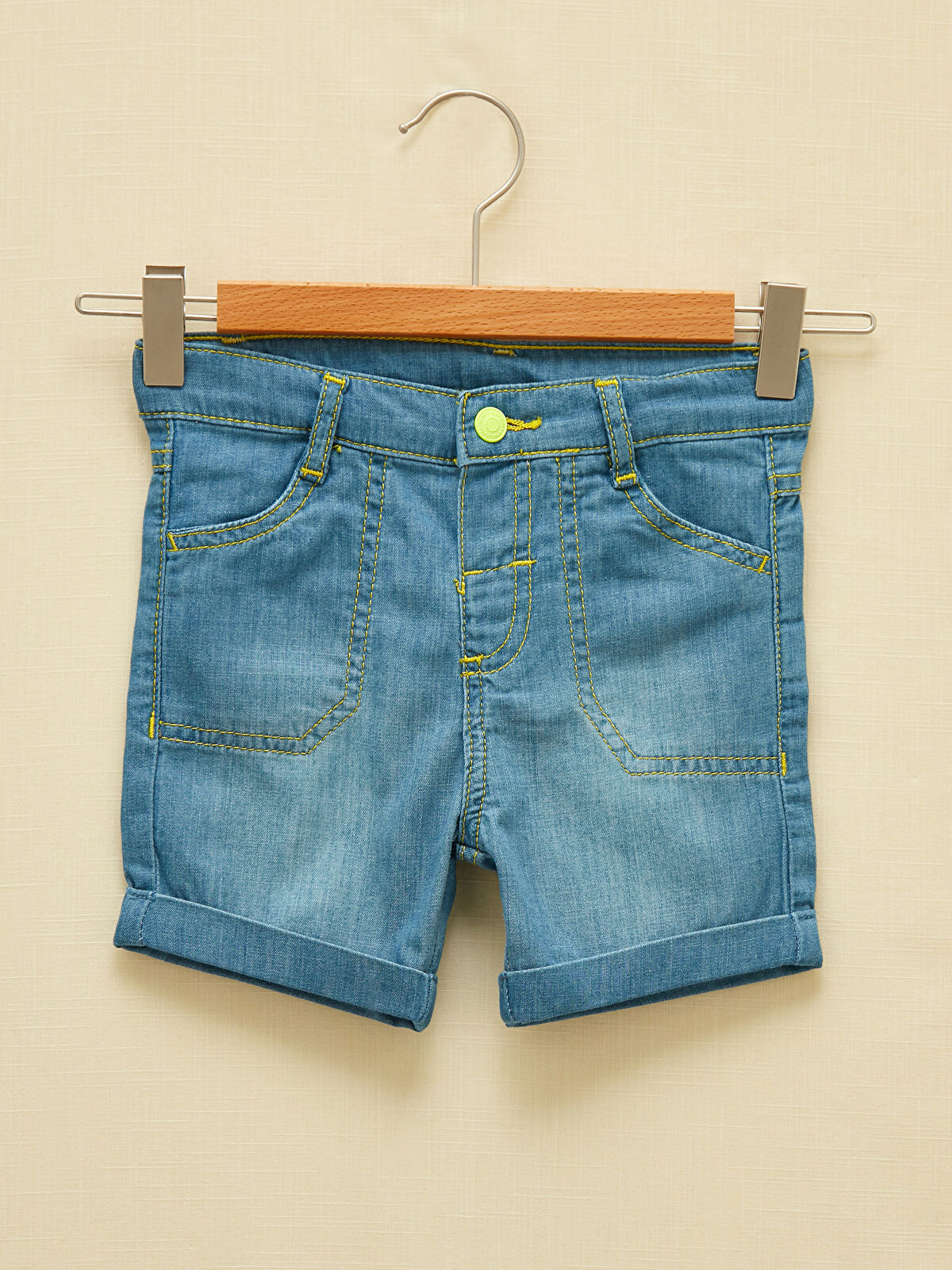 Basic Pamuklu Erkek Bebek Jean Şort