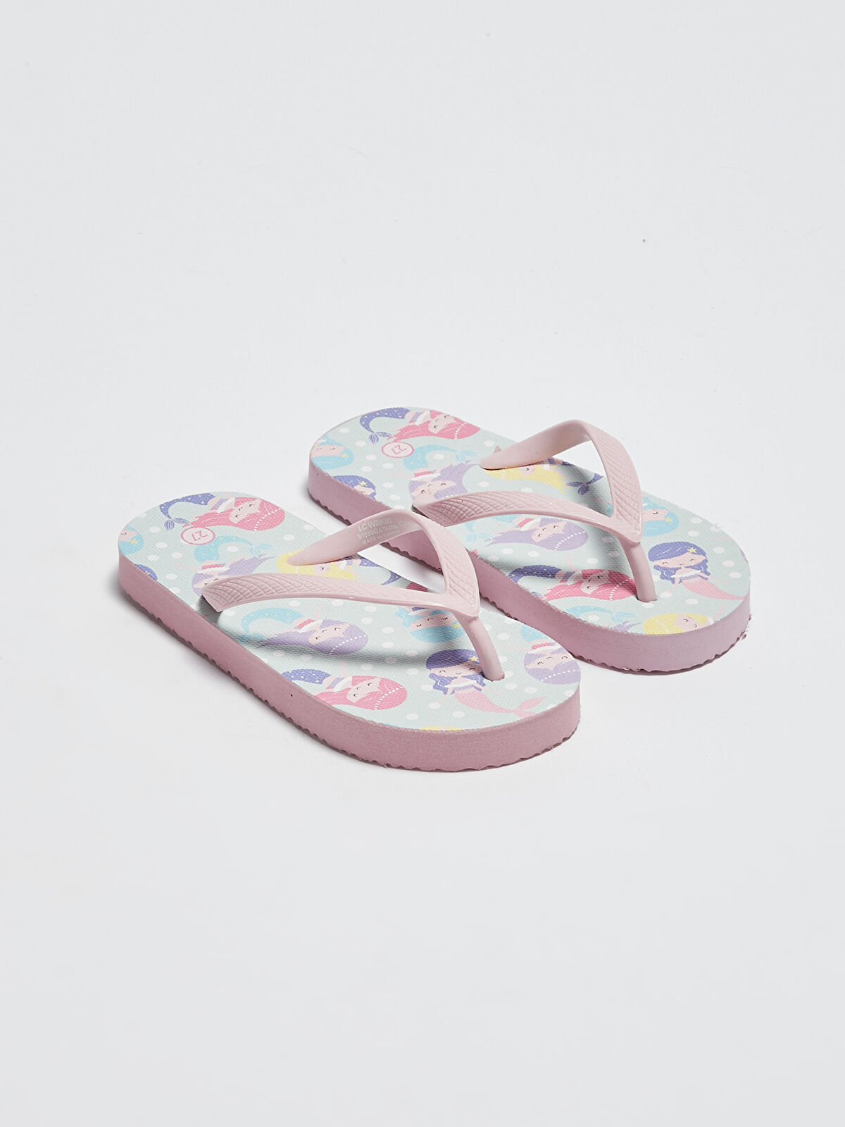 Baskılı Parmak Arası Kız Çocuk Plaj Terliği