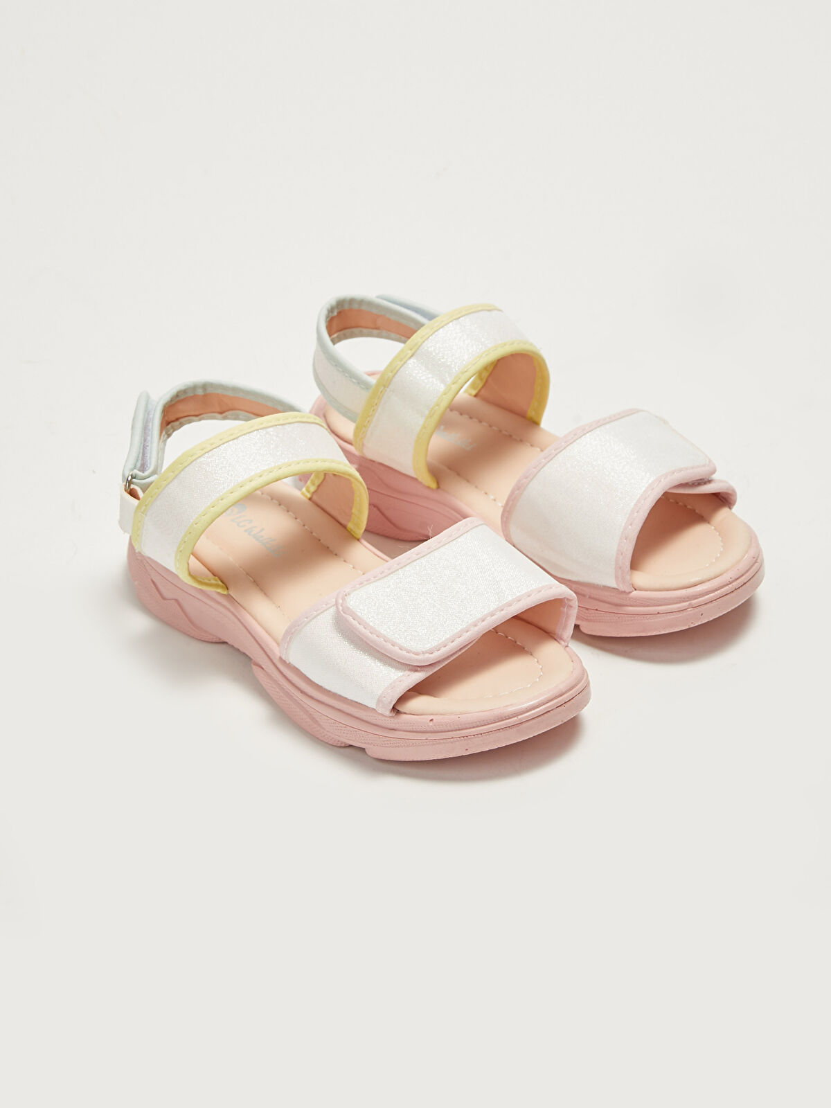 Çift Bantlı Cırt Cırtlı Kız Çocuk Sandalet