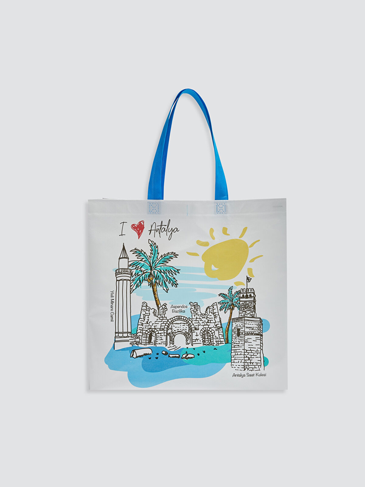 Baskılı Kadın Alışveriş Çantası