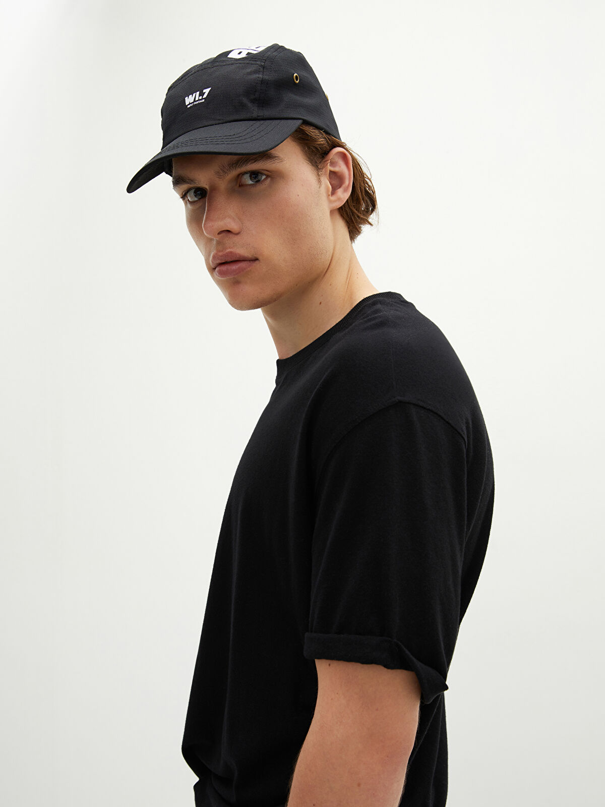 Yazı Baskılı Erkek Şapka