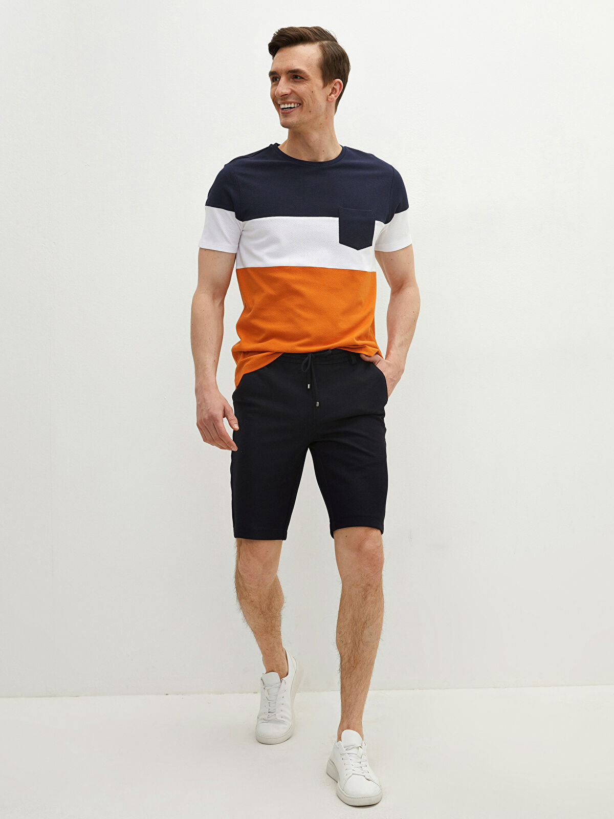 LCW VISION Slim Fit Örme Erkek Şort